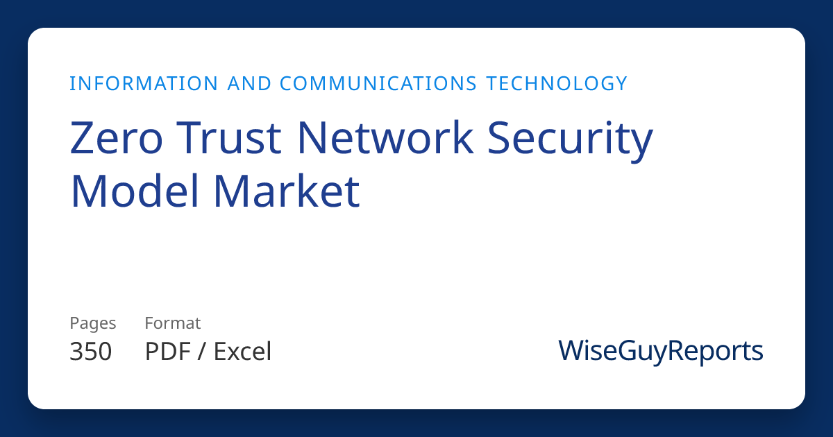 Marktwachstumsaussichten für Zero-Trust-Netzwerksicherhei ...